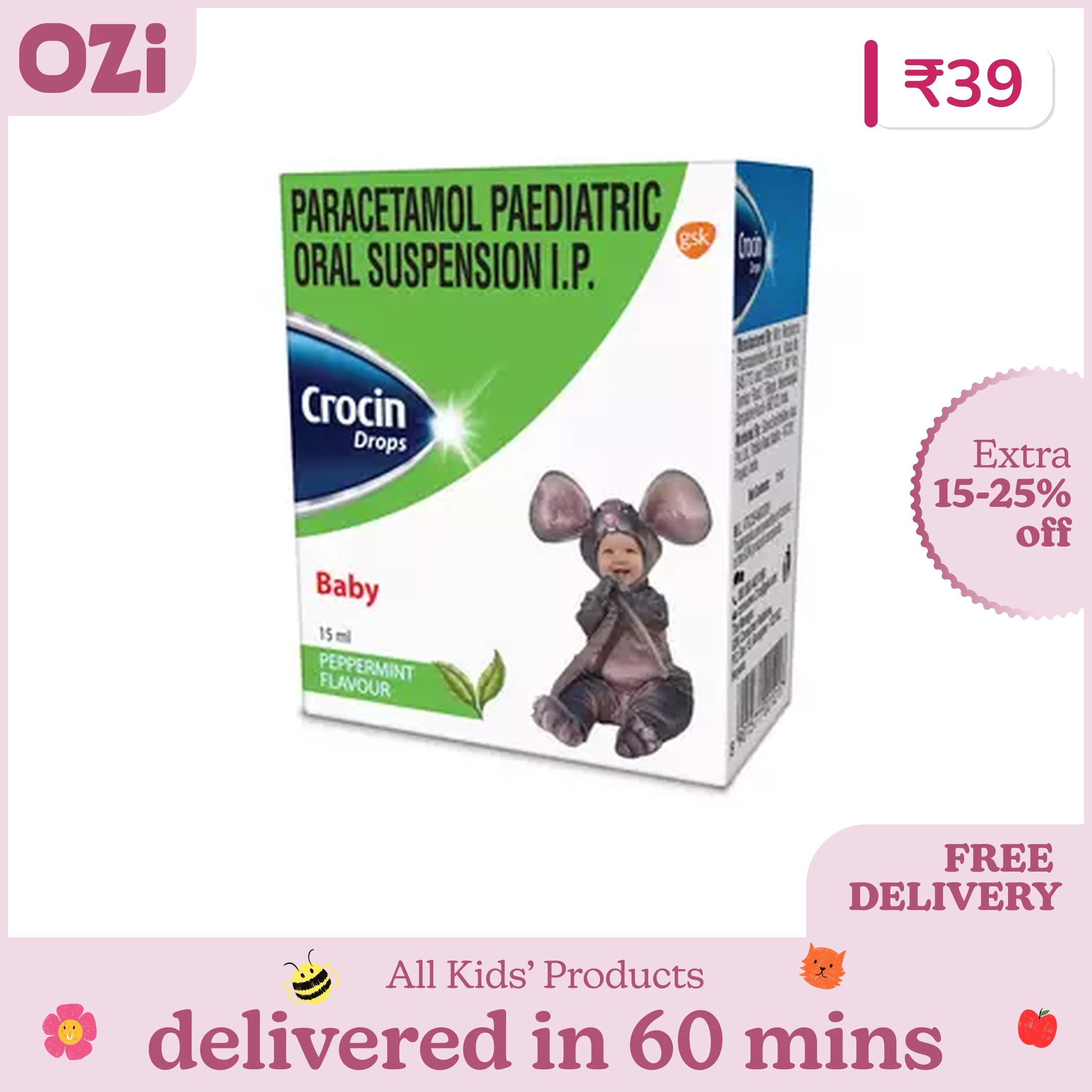 Buy Crocin Baby Paracetamol Paediatric Drops (Prescription Required ...