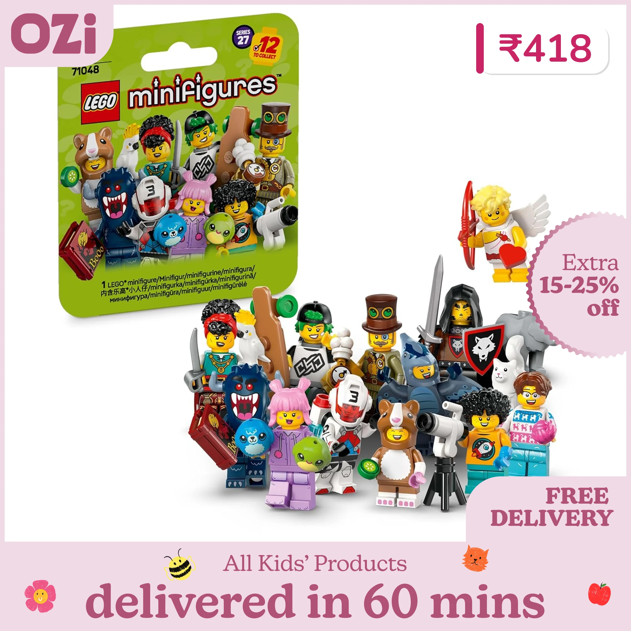 Buy Lego Minifigures Series 27 Collectable Figures (pack of 1), 5Y ...